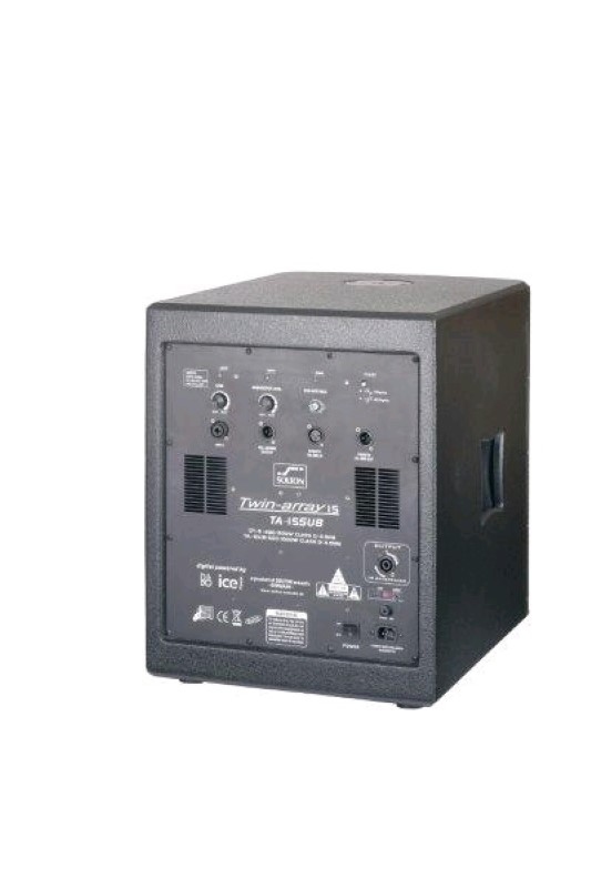 SOLTON Twin Array 12" sub 1x500/1000W + 1x400/800W (top) - per stuk