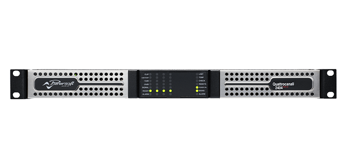 POWERSOFT Q2404 DSP+D Installatie eindversterker 4-kanaals - per stuk