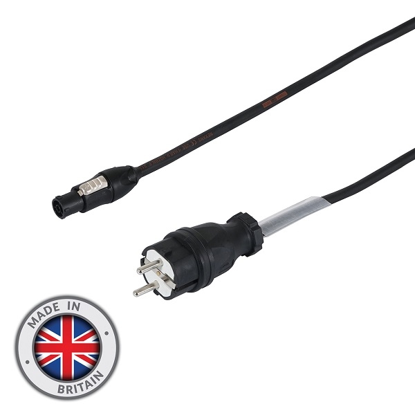 LEDJ CABL405 PCE Schuko-Neutrik PowerCON TRUE1 TOP Cable 2m - per stuk
